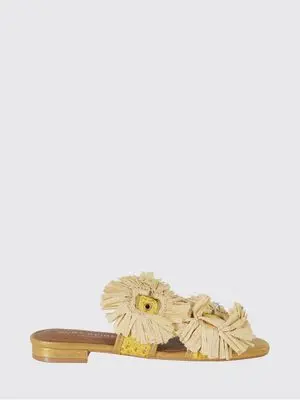 Kurt Geiger Raffia Embellished Heeled Sandals
