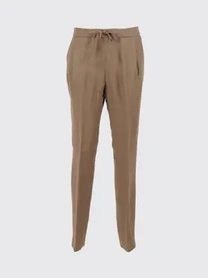 Fabiana Filippi Linen Blend Drawstring Pants - Mud