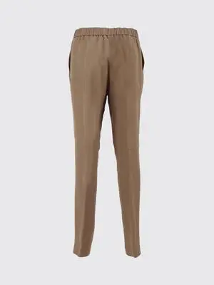 Fabiana Filippi Linen Blend Drawstring Pants - Mud