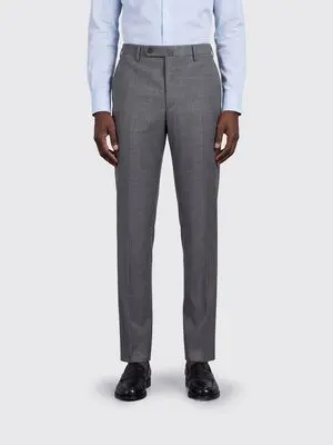 Incotex Slim Fit Tailored Trousers In Pure Virgin Wool - Grey