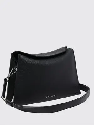 Orciani Trinity Hammered Leather Shoulder Bag