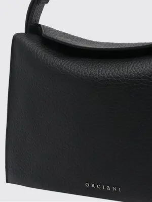 Orciani Trinity Hammered Leather Shoulder Bag