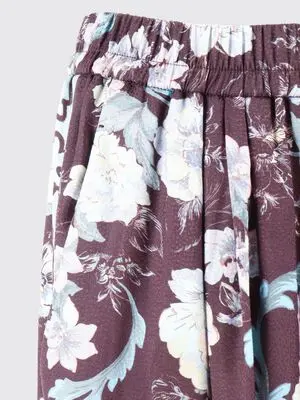 FORTE_FORTE Floral Print Viscose Palazzo Trousers - Brown