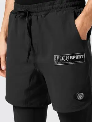 PLEIN SPORT Stretch Technical Fabric Track Pants