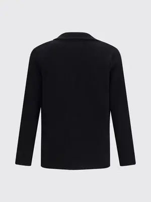 ROBERTO COLLINA Single-breasted Cotton Blazer - Black