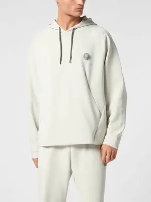 PLEIN SPORT Polyester Hoodie - Grey