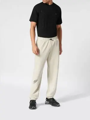PLEIN SPORT Technical Fabric Jogging Pants - Grey