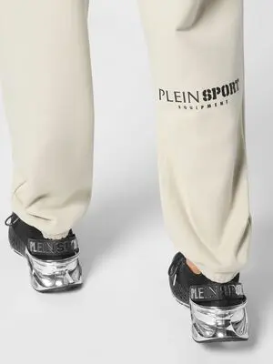 PLEIN SPORT Technical Fabric Jogging Pants - Grey