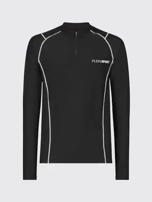 PLEIN SPORT Technical Stretch Fabric Long Sleeve T-shirt