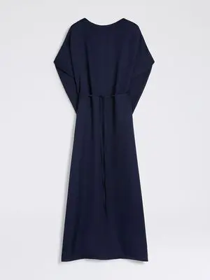 Momoni Satin Long Dress - Blue