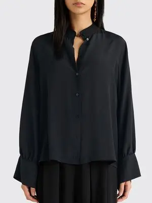 Momoni Silk Blend Shirt - Black