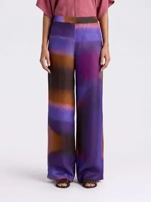Momoni Printed Viscose Palazzo Trousers
