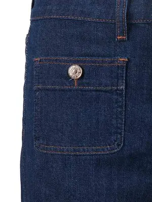 7 For All Mankind Lotta Tailorless Halona Jeans With Patch Pockets