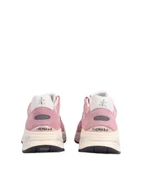 PREMIATA WHITE Mased Sneakers