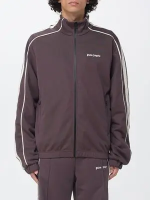 Palm Angels Polyester Zip-up Track Jacket With Logo