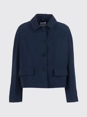 Aspesi Single-breasted Cotton Blend Jacket - Blue