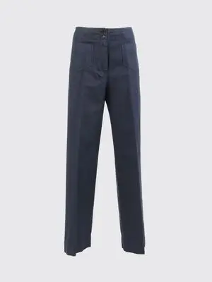 Aspesi Cotton And Linen Blend Straight Trousers