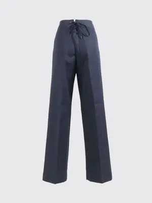 Aspesi Cotton And Linen Blend Straight Trousers