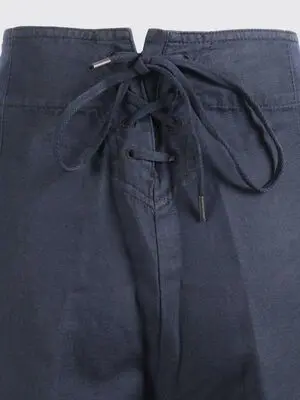 Aspesi Cotton And Linen Blend Straight Trousers