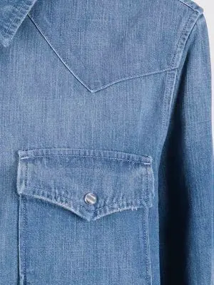 DONDUP Cotton Denim Shirt - Blue