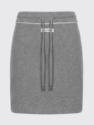 MARINE SERRE Stretch Cotton Mini Skirt