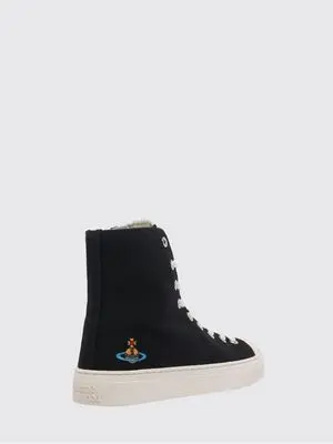 VIVIENNE WESTWOOD High Top Canvas Sneakers - Black