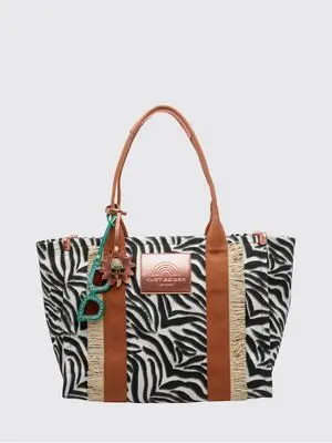 Kurt Geiger Southbank Zebra Print Tote Bag - Black