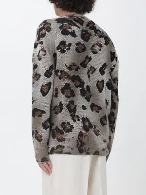 LANEUS Printed Knit Sweater