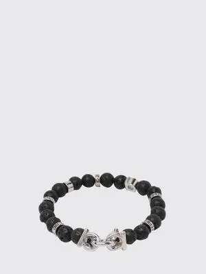 FERRAGAMO Lava Stone And Brass Bracelet