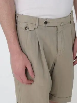 PT TORINO Tailored Pleated Shorts - Beige