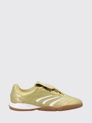 ADIDAS ORIGINALS Predator Sala Laminated Leather And Rubber Sneakers - Gold