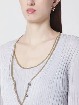 ROBERTO COLLINA Ribbed Viscose Cardigan