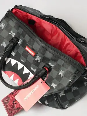 SPRAYGROUND Saffiano Coated Cotton Duffle Bag