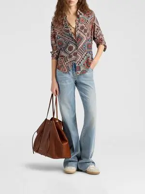 Momoni Printed Silk Shirt