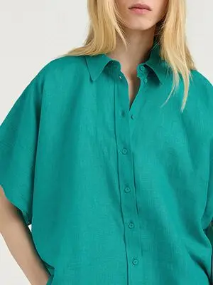 Momoni Shirt - Emerald