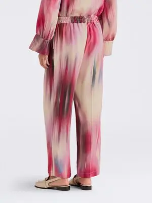 Momoni Printed Viscose Palazzo Trousers