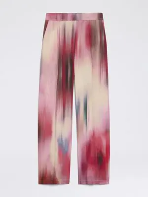 Momoni Printed Viscose Palazzo Trousers