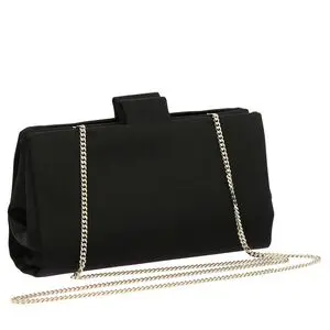 ROGER VIVIER Embellished Clutch With Metal Chain