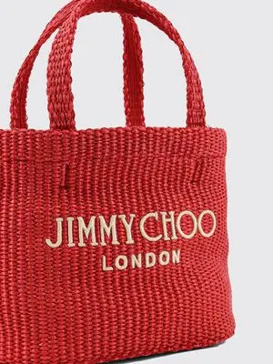JIMMY CHOO Raffia Tote Bag