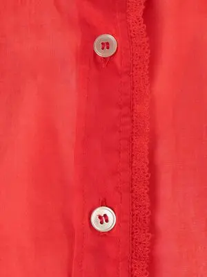 FORTE_FORTE Cotton And Silk Shirt - Red