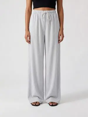 Emporio Armani Striped Crêpe Wide-leg Trousers