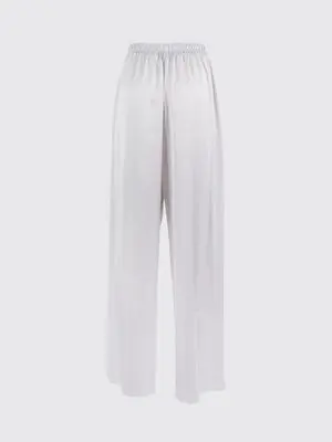 Emporio Armani Striped Crêpe Wide-leg Trousers