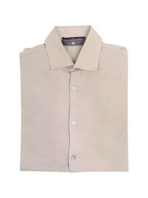 FILIPPO DE LAURENTIIS Long-sleeve Button-up Shirt - Neutrals
