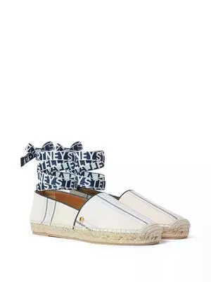 Stella McCartney Gaia Striped Espadrilles - Neutrals