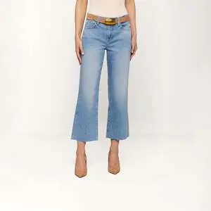 L'AGENCE Wanda Cropped Wide-leg Jean - Granova
