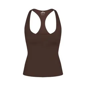 NIKESKIMS Matte Mock Neck Racer Tank