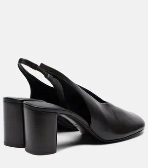 LEMAIRE Square Toe Open-heeled High-heeled Sandals