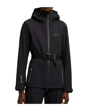 Moncler Valles Belted Hooded Jacket