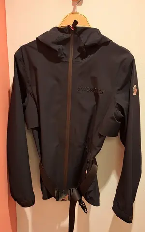Moncler Valles Belted Hooded Jacket