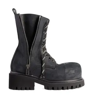 Balenciaga Stomper Zipped Boots